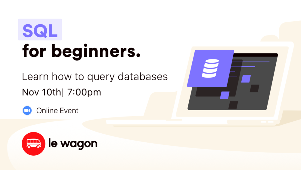 SQL for Beginners - Online Workshop 🚀｜IT勉強会・イベントならTECH PLAY[テックプレイ]
