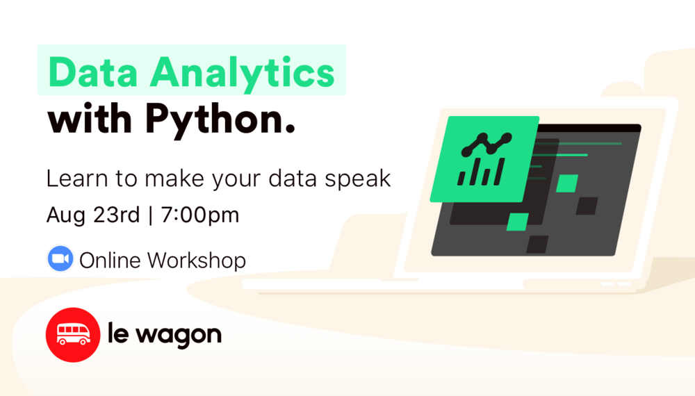 Data Analytics with Python - Online Workshop｜IT勉強会・イベントならTECH PLAY[テックプレイ]